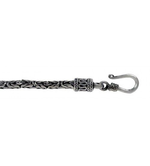 6mm Round Indonesian Bali Chain, 8.5" - 24" Length, Sterling Silver ...